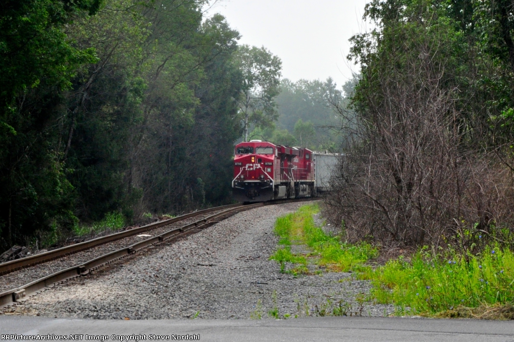 CP-257/39Z arrival at Powers Road, Conklin, NY.